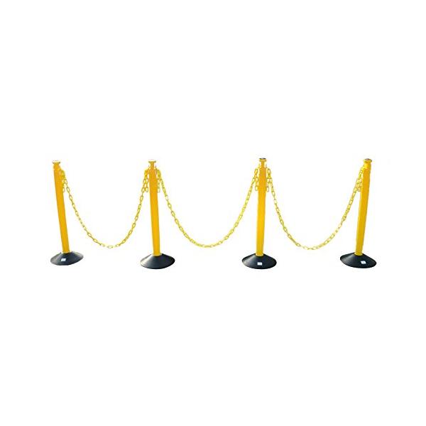 イエロー/-/-・Color:イエローPatternName:単品・パッケージ個数:1・セット内容:ピラー黄X4、チェーン2m黄X3、ゴムベースX4