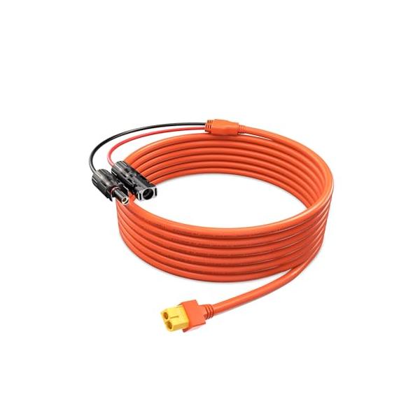 -/-/CS-XT60-5M・パッケージ個数:1・商品仕様長さ：5m　メインワイヤ：12AWG銅線＋シリカゲル 0.5m サブワイヤ:12AWG銅線4.5m 入力ポート：MC4 出力ポート：XT60 ご注意：ご購入の前に必ずご使用のデバイス...