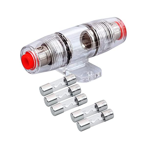 シルバー/40 Amp/Conext Link FHZ1U40-5・Size:40 Amp・パッケージ個数:1・防水インサートaguヒューズホルダー、5つヒューズ・亜鉛ダイカストニッケル接点には、最大のパワー伝送に到達する・水晶透明ポリカー...