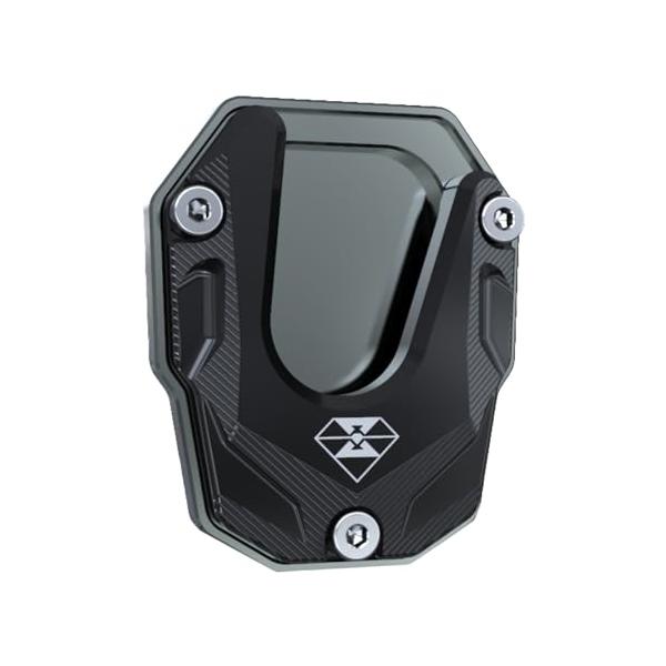 ダークブラック/-/-・Color:ダークブラック・ホンダ車に使用可能なサイドスタンドプレートになります。装着するとサイドスタンド先端が幅広になり、砂など埋まりやすい場所への着地時に安定し、転倒防止に役立ちます。・適合車種NC700 NC7...