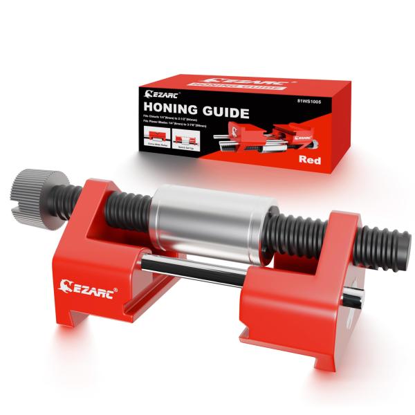 -/100mm/81WS1005・Size:100mm・刃研ぎ角度を簡単に固定ガイド内のくぼみに挿し込んで固定し、ホイールを回転して角度をキープでき、砥石の上に動かすことで、正確な刃研ぎすることができます。・対応刃幅カンナ刃の場合は42mm...