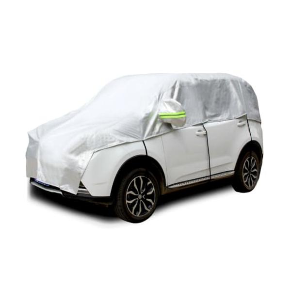 シルバー/軽自動車/-・Size:軽自動車・軽自動車対応：車長約320cm~340cm/高さ160cm~170cm 重さ：約1.65kg（台風強風条件では使用に適さないので、ご注意ください。）・高品質ボディーカバーは紫外線や汚れ、ホコリ、雪...