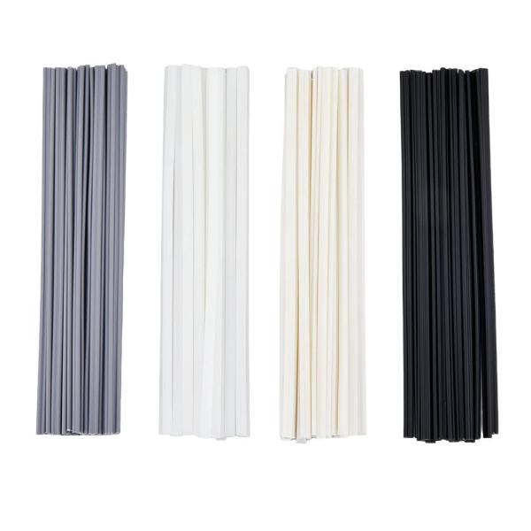 ブラック・グレー・ホワイト・ベージュ/-/cls-0094・セット内容ラスチック溶接棒*40本（PP/PE/PVC/ABSの溶接棒は各１０本です），毎本の長さは約２０cmです。・素材耐食性と耐久性を備えた、高品質なPVC、ABS、PP、PE...