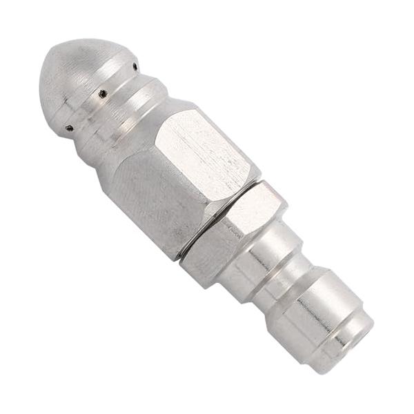 1setシルバー/-/4582748372305・Style:1set・パッケージ個数:1・強力な高圧洗浄で驚きの効果このジェットノズルを使えば、排水溝や配管のつまりを一気に解消前方1つ、後方6つのノズル穴から噴射される強力な水流が、頑固な...