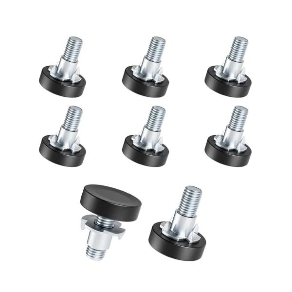 8個入り/均?/GW550・Color:8個入り・安定したバランスこの家具調整器は、防滑のカーボンスチール+PP素材を使用しており、家具の安定した位置決めを確保し、揺れや滑動を防ぎます。・床の保護、傷の防止調整器は、家具の移動時に床を傷つけ...