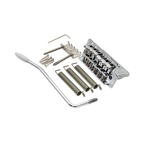 クローム/-/MX2586CR・Color:クローム・パッケージ個数:1・薄型ボディのSquierストラトスタイルエレキギターに適合、6点止タイプ、ご購入前にギターのサイズをご確認ください。・弦ピッチ10.5mm、取り付けネジ穴間隔：52....