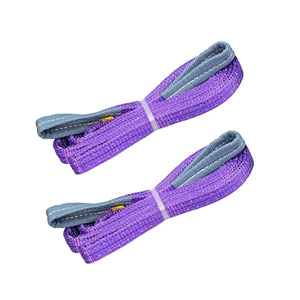 パープル/2m/-・Size:2m・パッケージ個数:1・■国内デザイン商品（HELIX社）・■EN1492-1-2008 認証　■ISO 9001 : 2015 認証工場 ■国際基準 2006/42/CE TUV GS認証・■最大使用荷重:...