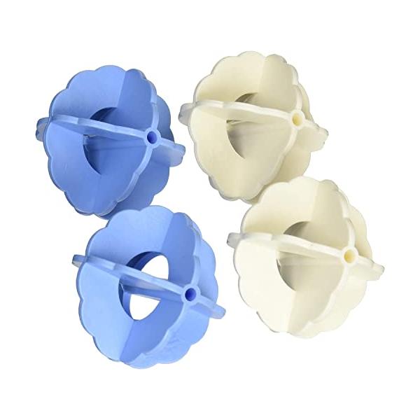 ホワイト＆ブルー/商品サイズ： 直径6.0cm/11300・パッケージ個数:1・商品サイズ： 直径6.0cm