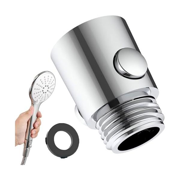 -/G1/2/-・パッケージ個数:1・全シャワー対応G1/2規格の標準ネジ採用で、据置型シャワーヘッド・ハンドシャワー・ビデ用ホースなど幅広い給水器具に接続可能。浴室リフォーム不要で即設置可能なユニバーサルデザイン。・10秒カンタン設置ネジ...