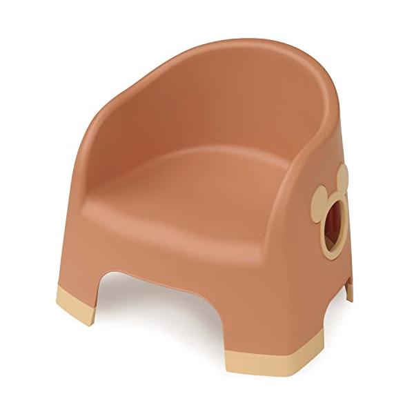 テラコッタ/37.5×34×32cm/303469・パッケージ個数:1・サイズ:イス＝幅37.5×奥行34×高さ32cm、耐荷重:30kg、対象年齢:6ヶ月~36ヶ月、材質:本体=PP、持ち手・脚=PE、重量:10kg、生産国:日本・ミッキ...