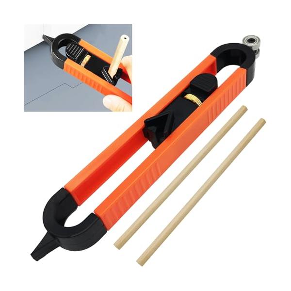 -/-/M362・●実用的な設計：プーリーエンドとポインターエンドを設計し、両方のエンドを使用できます。プーリーエンド  滑らかで耐摩耗性、防錆性なし。 ポインターエンド、より細かく測定します。・●高品質の素材：輪郭ゲージは高品質の金属とA...