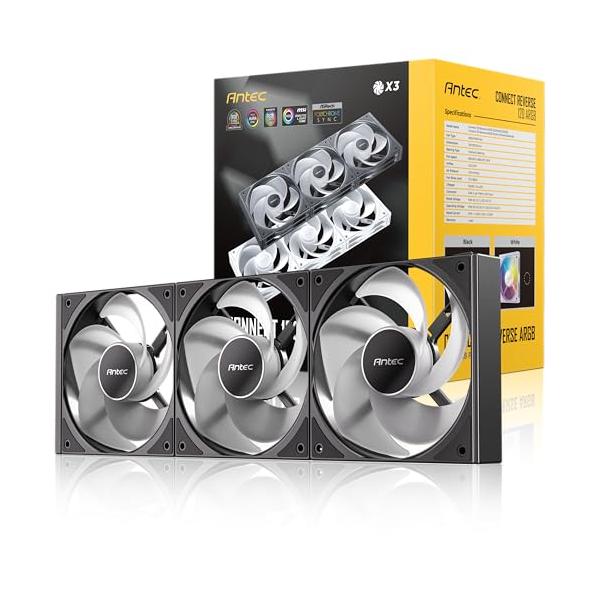 -/-/C120R ARGB_3PK・パッケージ個数:1・Connect 120 Reverse ARGBは、配線なしで直接連結出来るARGB逆回転ファン・デイジーチェーン対応・PWM制御に対応する4ピンコネクタ搭載・共振やノイズを抑制する...