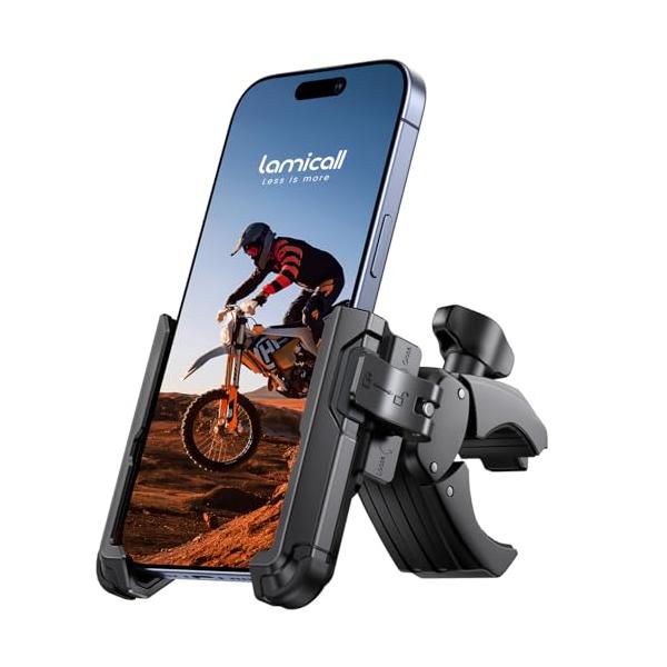 ブラック/-/BP12-JP-B・Color:ブラック・???３歩で使用方法全了解??1??ロックレーバーをオープンして自分に向かって回転させて、横幅が広がります。??2??スマホをホルダーに入れ、ロックレバーを反対に回転して、ホルダーの両...