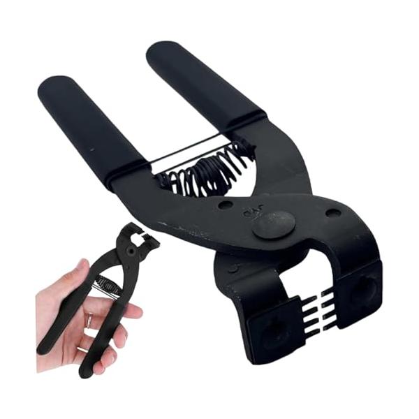 菱目打ちペンチ 間隔4mm 4歯/-/TTETNLY・Color:菱目打ちペンチ 間隔4mm 4歯・精密な穴あけ：高硬度鋼材を使用し、菱目の歯先が鋭く、正確に穴を開けることができ、さまざまな厚さの皮革に対応します。・均一な穴間隔：菱目の設計...