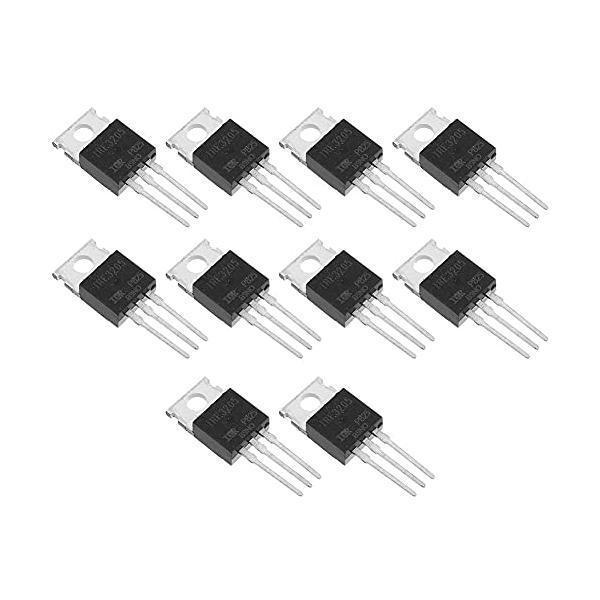 製品名：IRF3205 MOSFETトランジスタ・電圧：55V、電流：110A、抵抗：8mオーム・パッケージ：TO-220AB・製品タイプ：MOSFET・対象：電子DIYプロジェクト