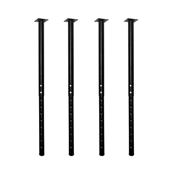 インダストリアルブラック/60-100cm/QTL00001・PackageQuantity:4Color:ブラック・パッケージ個数:4・安定性　丈夫この伸縮式のテーブル脚は強力なアイアンパイプで、外被管の直径は4.2 cm、調整管の直径は...