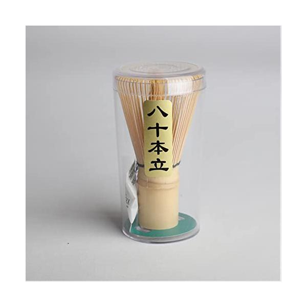ジャパニーズ八十本立/-/Yoseka・Color:八十本立・《材質》:白竹色の茶せんです。細い竹材質で作成し、抹茶を点てる際に絶対必要な道具が茶筌、竹製の道具です。天然の竹ですから、初心者から中級者向け、安心使えます。・《商品説明》：茶筅...
