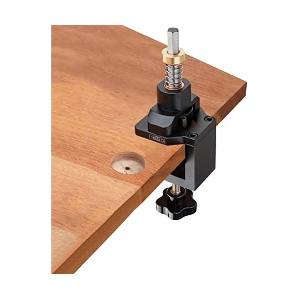 パッケージ個数:1・商品仕様：アルミ製スライド丁番穴あけ治具。カップ径が約35mmのスライド丁番に適した穴あけガイドです・素材：アルミ合金。付属品：ドリルビット、レンチ×2個、六角レンチ。取扱説明書・プロは不要、素人でも簡単にできます。使用...