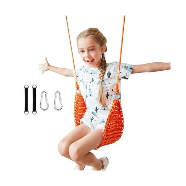 オレンジ/M型/SU021・Color:オレンジSize:M型・?? 子供の年齢に応じて、適切なブランコを選ぶ方法は？私たちは3種類のブランコを提供しており、あなたのニーズに合わせて選ぶことができます。??M型、5歳以上の子供向けで、遊び方...