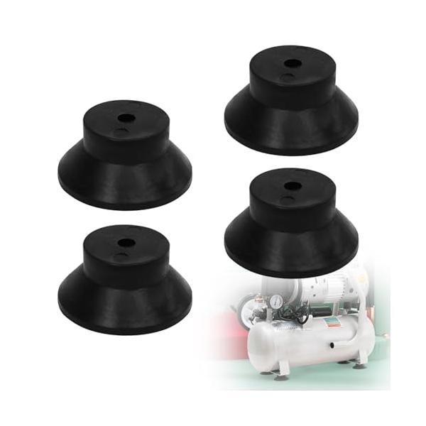 黒/-/ADOFUN・サイズ外径44mm、厚さ21mm 内穴6mm・素材高品質のゴム製、耐久性、長寿命、簡単な取り付けです。・強力な接続エアコンプレッサーのゴム足は標準生産されており、取り付けと分解が簡単で、使いやすいです。コンプレッサーや...