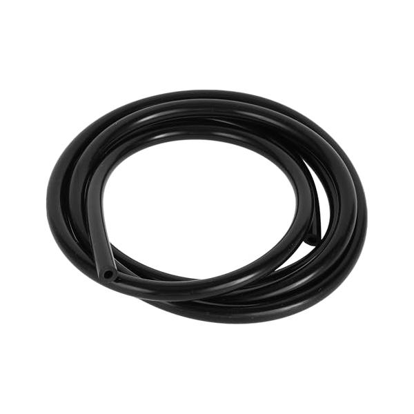 黒い/4mm/-・Size:4mm・パッケージ個数:1・製品の特徴:空気と水用。ガスやオイル用ではありません。自動車用真空ライン、ターボ真空ホース、ブースト真空ホースなどに使用できます。・詳細:作業圧力: 43PSI。破裂圧力: 100PS...