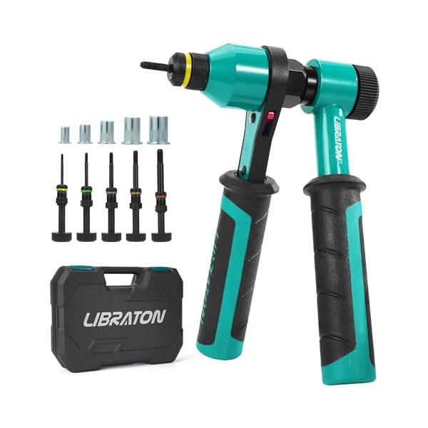 メトリックリベットナットツール-/-/919014・パッケージ個数:1・省力化設計ラチェット式機構を採用したことで、従来のハンドナッターよりも簡単にブラインドナットの締め付けが可能です。手首への負担を軽減し、長時間の作業でも疲れにくい設計で...