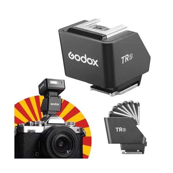 -/-/TR-S・パッケージ個数:1・TTL・HSS対応 for Sony: Godox TR-S TTLホットシューライザー for Sony はTTL自動調光とハイスピードシンクロ（HSS）に対応し、正確な露出と高速シャッター撮影をサポ...