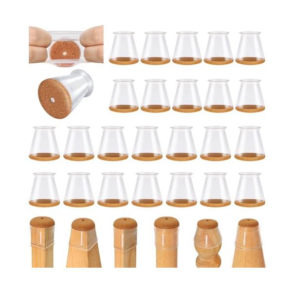 透明/丸形S 適用範囲:13-22.9mm/MGTMS・Size:丸形S 適用範囲:13-22.9mmColor:透明・簡単装着この椅子足カバーは柔らかいシリコン製なので、（切る、接着剤、ほかのツールは不要）椅子足の底部にかぶせるだけで簡単...