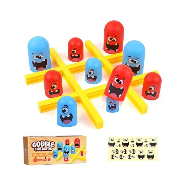 教育的で楽しいゲーム体験このボードゲームは、教育的価値とエンターテインメントを兼ね備えた革新的な三目並べゲームです。想像力、観察力、手と目の協調性、集中力を高めるのに役立ちます。・安全で高品質な素材＆2つのゲームモード高品質な素材で作られて...