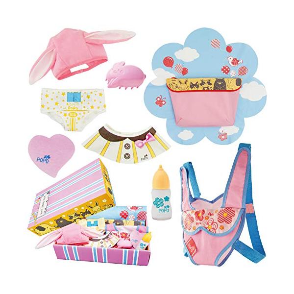 ボックス-/フリーサイズ/AI-814・対象年齢：1.5歳以上・セット内容：ファーストボックス、前だっこキャリー、うさぎちゃんボンネット、らく・サラコーム、マルチブランケット、ドレススタイ、ごくごくミルクびん、赤ちゃんおむつ、フェイスクロス...