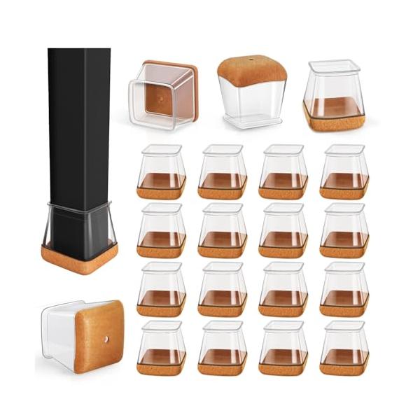 透明/角形 M 適用範囲:20-26mm/RK001・Size:角形 M 適用範囲:20-26mmColor:透明・360°包み込みフェルトパッド 椅子の脚フロアプロテクターのフェルトパッドは、椅子のエッジをより良く包み込むため、はるかに厚...