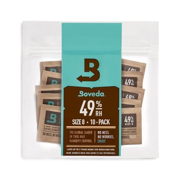 ベージュ/49% RH Music/Food/B49-08-10P・パッケージ個数:1・2方向湿度制御の世界的リーダーと湿度の損傷を避けます。漏れ防止気相浸透膜に密封されたすべての天然塩と純水を使用して、必要に応じて自動的に加え、水分を吸収...