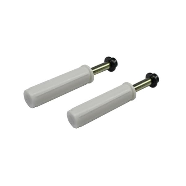 白/-/P553-2nkg・商品名 　ノダ （ NODA ）P553 （2本セット）クローゼット ガイドピボット（上下兼用） 1995年10月?現行2本セット・薄型直付けレール仕様用・DIY　交換　交換用部品　NODA　ノダ　リクシル　LI...