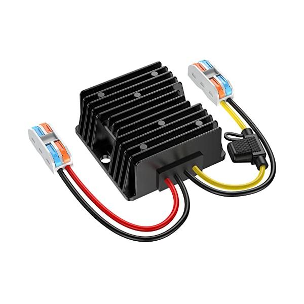 15A/ヒューズ防水と電線配線板15A/12T24・Color:15A・パッケージ個数:1・［12 V?24 V昇圧コンバータ］このDC昇圧コンバータ12 V?24 VはDC 12 VをDC 24 Vに変換する。低消費電力電圧入力：DC 9...