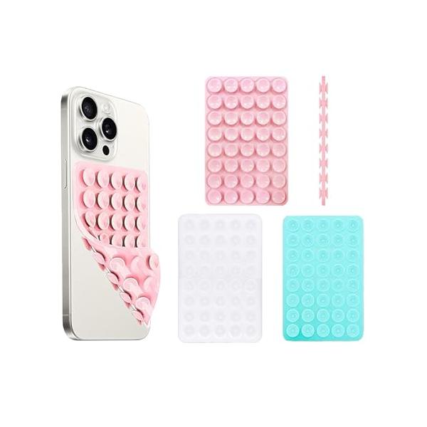 リムーバブルポータブル：両面吸盤はいつでも取り外して使用でき、何度も繰り返すことができ、このリムーバブルブラケットを使用するとデバイス間の切り替えやインストールが簡単にでき、適性と利便性を重視するコンテンツクリエイターに最適です。・強力で信...