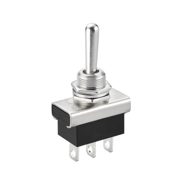 -/-/KN3D-103・パッケージ個数:1・スイッチ定格: 12VDC 25A; 125VAC 6A; AC250V 3A・タイプ: SPDT オン/オフ/オン維持・取付穴サイズ：12.2mm・3 ピン端子幅: 1/4 6.3mm・本体サ...