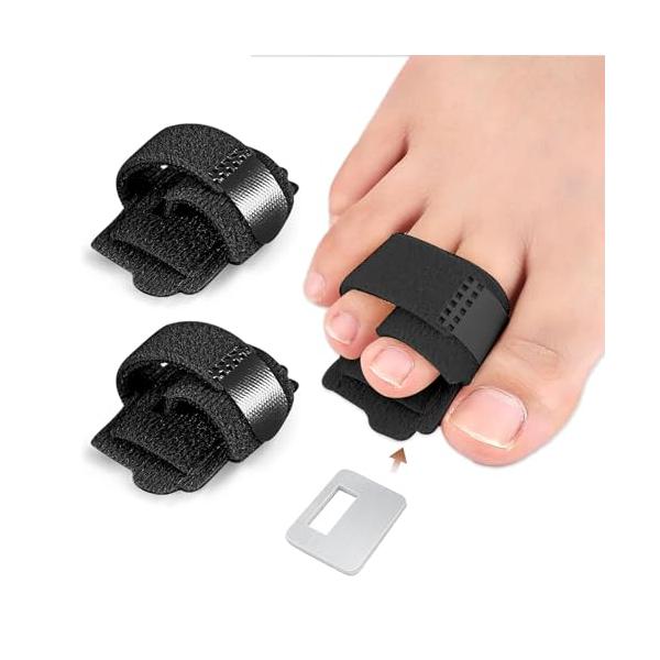 ブラック/-/-・Color:ブラック・指用サポーターリング状デザインを採用し、指をリングに通した後、マジックテープで隣接する指を巻き付けることで固定・サポートが可能です。靴擦れの緩和や関節サポートに特に適しています。コンパクト設計と通気性...