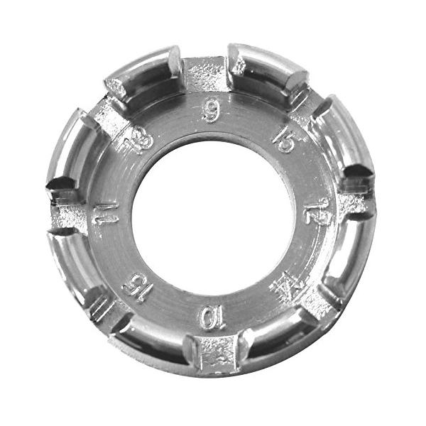 ニップル回しマルチ/40×40mm/BT-04A・対応ニップルサイズ:#10・#11・#12・#13・#14・#15・商品サイズ:40×40mm・重量:52g