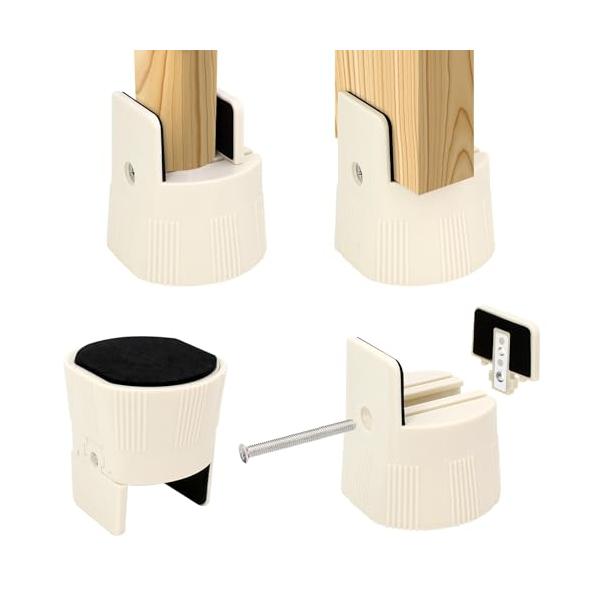 JapaneseBeige/Small/WP011-55・Size:SmallColor:Beige・テーブル高さ調整器具実のかさあげ高さは5.5センチです。家電や家具をかさ上げ、モップ・ロボット掃除機が入るのでホコリ取りには問題なく、掃除...