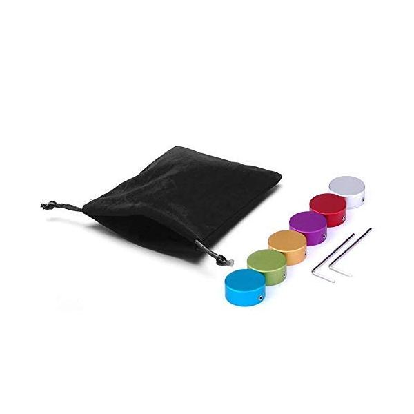 パッケージ個数:1・3つのネジとラバーインサートでしっかりと固定します.内部にゴムを使用することでスイッチ部へのフィット製が向上します・耐久性のあるアルミニウム合金材で作られています・各色1個ずつグリーン ゴルダン シルバー パープル  ブ...