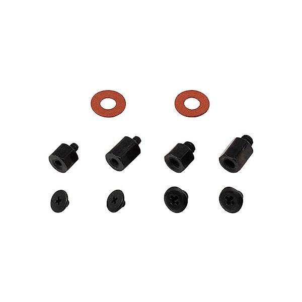 M.2 SSD固定用ブラック-/M2×2mm、M3×3mm/SCM-05A-BK・Style:M.2 SSD固定用ブラック・パッケージ個数:1・超低頭ミリネジ M2×2mm 2個、超低頭ミリネジ M3×3mm 2個・六角スペーサー M2×4...