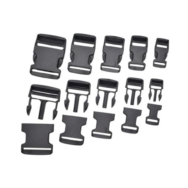 ブラック/20mm/25mm/32mm/38mm/50mm/-・バックルセットプラスチックバックル10個付き、各サイズ2個ずつ。・耐久性黒いバックルは高品質のプラスチック製で、頑丈で丈夫なバックルです。・多サイズ5つのサイズ、様々なシーンで...