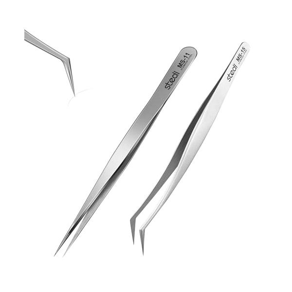 2個セット-/-/MS-11-15-SET・Style:2個セット・先端:先曲型 、直型・全長先曲型130mm 、直型134mm、重量:17g・材質:本体/ステンレス・先端部は極細加工、シャープで強靭な刃先。耐蝕性、耐酸性に優れ、先端の磨耗...