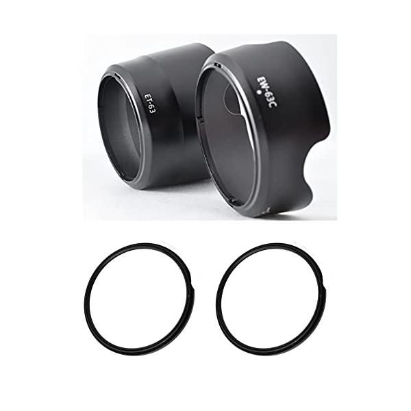 -/ EW-63C ET-63UVフィルタ2枚セット/-・Size: EW-63C ET-63UVフィルタ2枚セット・パッケージ個数:1・Canon EOS Kiss X10i X10 X9i X9 X8i X7i ダブルズームレンズキット...