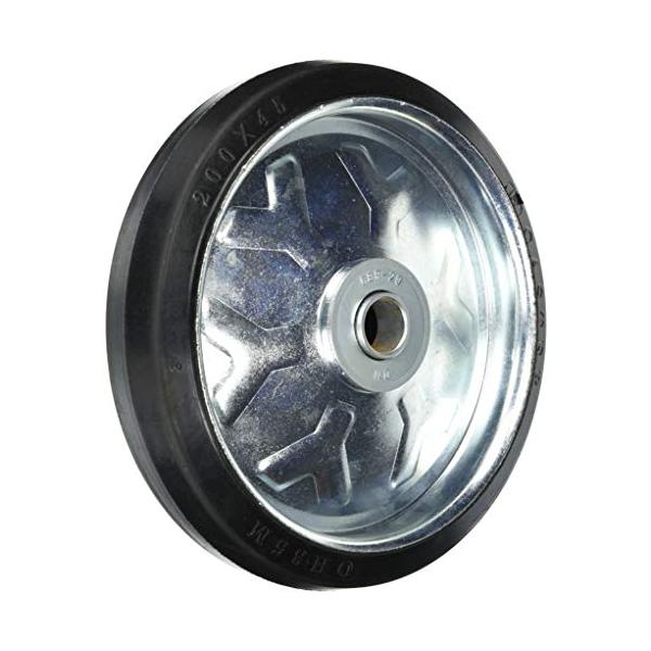 ブラック/車輪径Dmm:200●車輪幅mm:45●ボス幅Bmm:55●穴径dmm:20/OH35M-200・パッケージ個数:1・原産国:日本・●ベアリング入のゴム車輪です。・●許容荷重kgf:250●車輪径Dmm:200●車輪幅mm:45●...