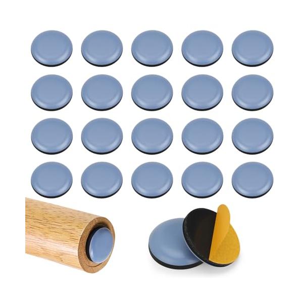 ブルー/25ｍｍ/ZHD-TZ25・22枚入り、交換可能このセットには25mmの丸型家具スライダーが22点含まれており、粘着デザインでほとんどのテーブルや椅子に適しています。さらに、交換用のスライダーも2つ付属しており、重い家具の移動が格段...