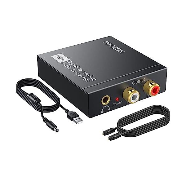 黒/192Khz/DAC001・パッケージ個数:1・本製品はデジタル音声信号をアナログ音声信号に変換するためのDAコンバーターです。・対応サンプリングレート：32KHz、44.1KHz、48KHz、96KHz、192KHz。・金メッキ端子、...