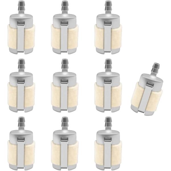 お得な10個セット急な不調時にもすぐに対応できるよう10個セットでご用意致しました。ストックとして常備でも良いですし、芝刈り機やチェーンソーなど複数機器ある方にもオススメです。・天然羊毛fogmanの燃料フィルターは天然羊毛を使用しておりま...