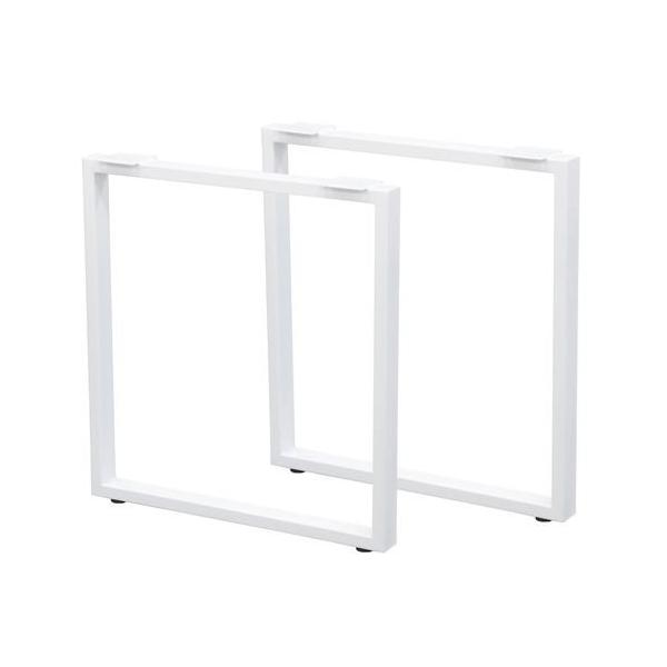 テーブルキッツ脚ロータイプ口型ホワイト/ハイタイプ/TBK-665ST WH・Size:ハイタイプColor:ホワイト・パッケージ個数:1・サイズ:幅630×奥行8.5×高さ67.2cm・素材・材質:スチール・生産国:中国・組立:脚と天板は...