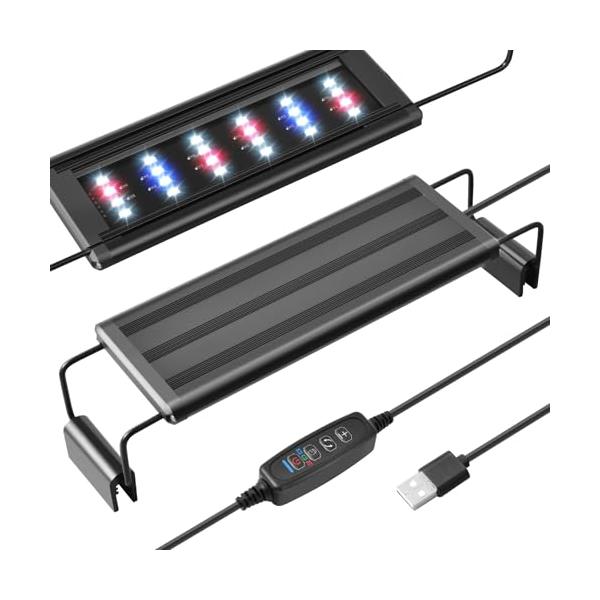 USB（18-28cm）ブラック/-/ED6・Style:USB（18-28cm）・18ｃｍ:USB電源水槽LED水槽ライト（本製品にはUSBアダプタ一は付属していません。）スリム水槽ライトのサイズ本体部のみ：幅18x奥行き6.8x高さ0....